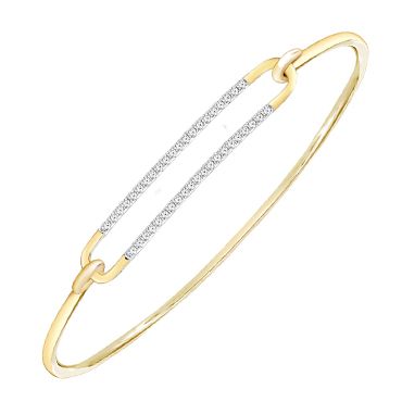 gold clip bangle